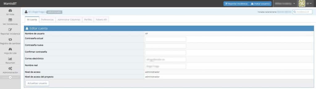 Cómo gestionamos los proyectos con Mantis Bug Tracker